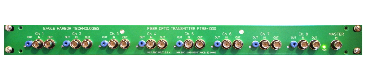 EHT FT-8 fiber optic 8 channel transmitter : Zerif Technologies Ltd.