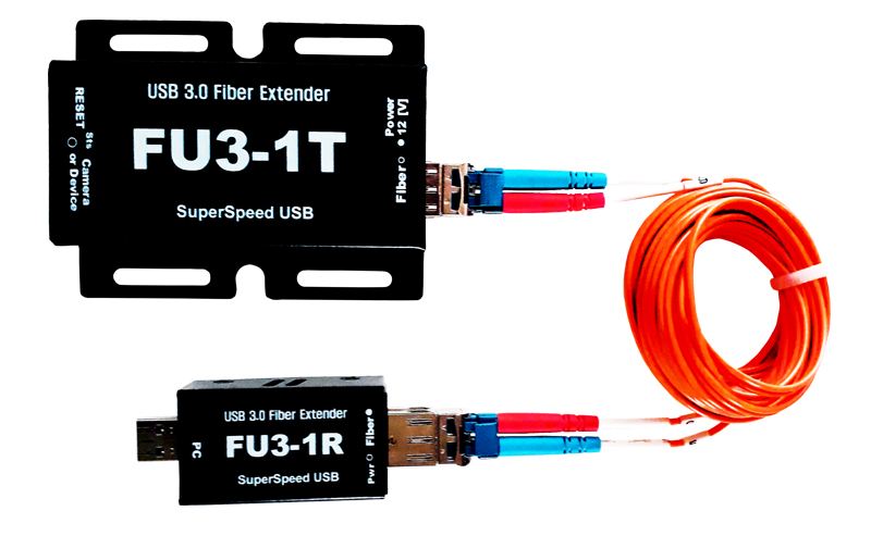 Syscom USB 3 2 km range extenders over fiber, FU3-1T and FU3-1R : Zerif ...